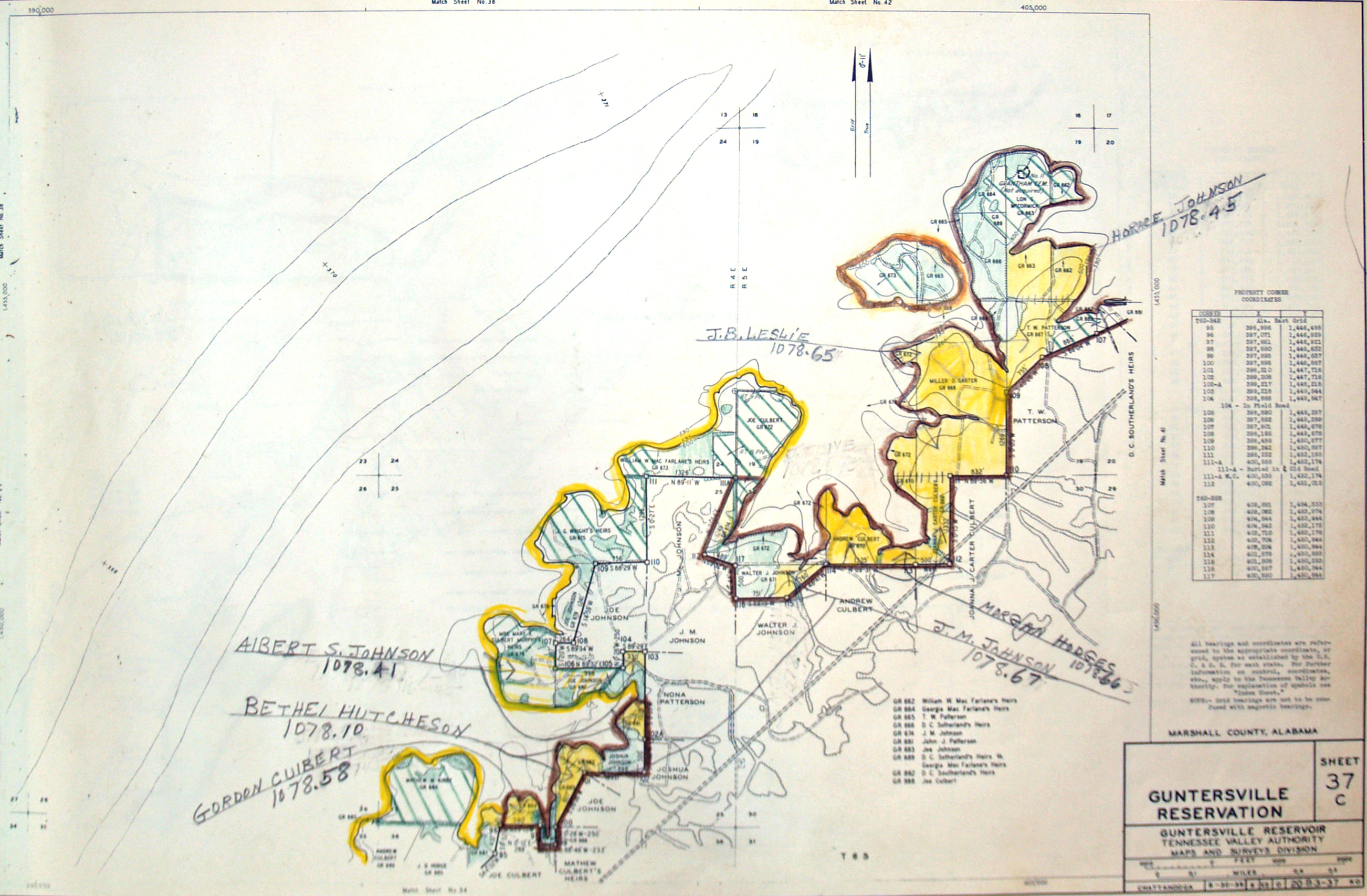 Guntersville Lake Watershed Before TVA